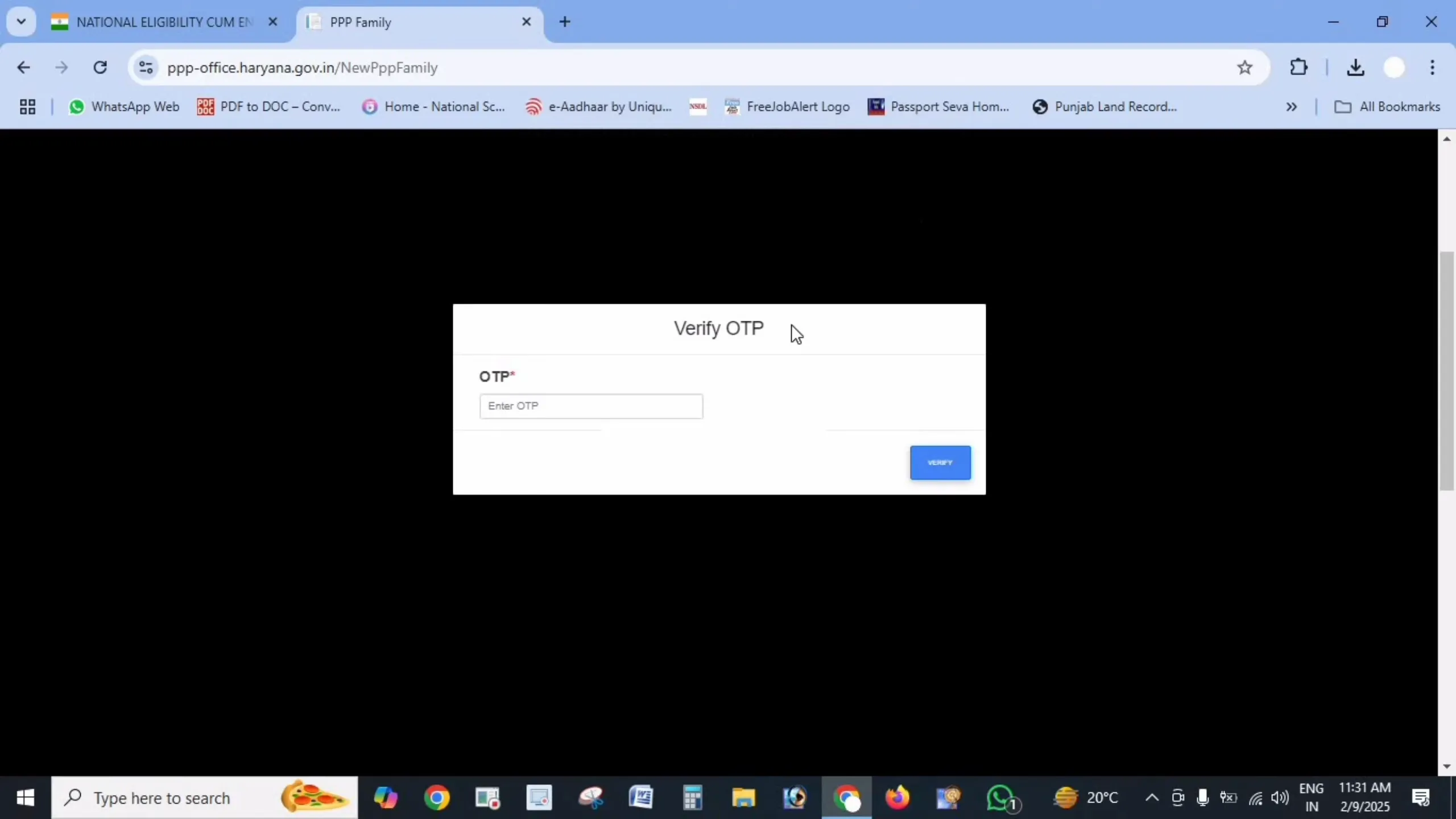 Haryana Family ID - Login, Registration, Update, Status